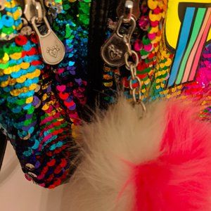 Justice | Accessories | Rainbow Sequin Emoji Mini Backpack | Poshmark
